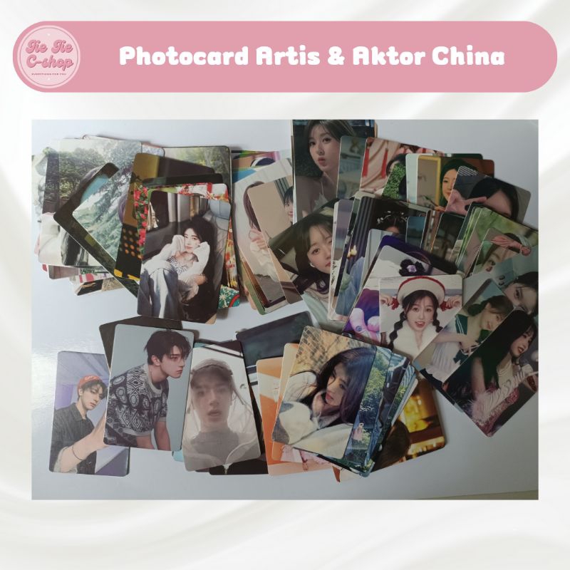 Photocard/lomo Card Contains 10 Chinese Artists & Actors Zhao Lusi Lin Yi Ju Jingyi Esther Yu ...
