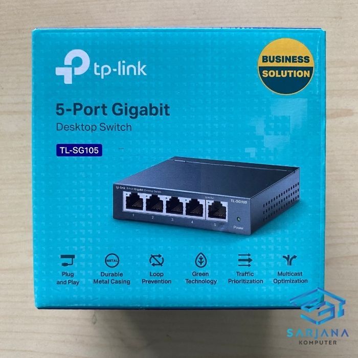 Switch HUb TP-LINK 5-Port Gigabit TL-SG105 Box Metal | Shopee Malaysia