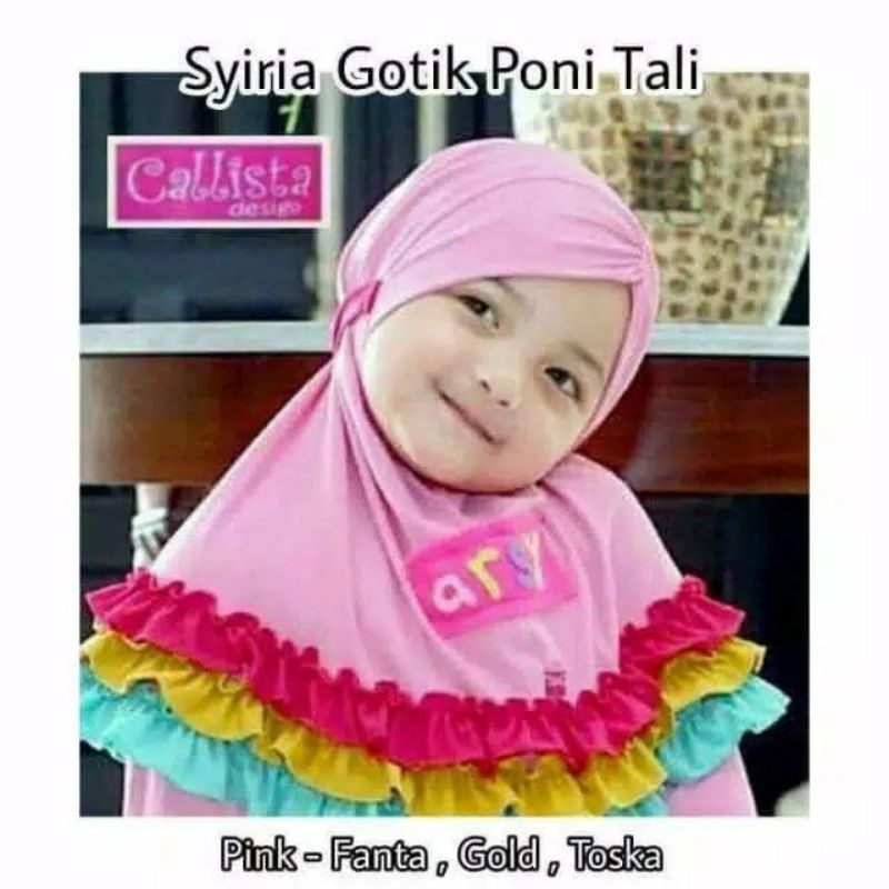 Gothic Baby Gothic Bangs Hijab Hijab Hijab 1 2 3 Years | Shopee Malaysia