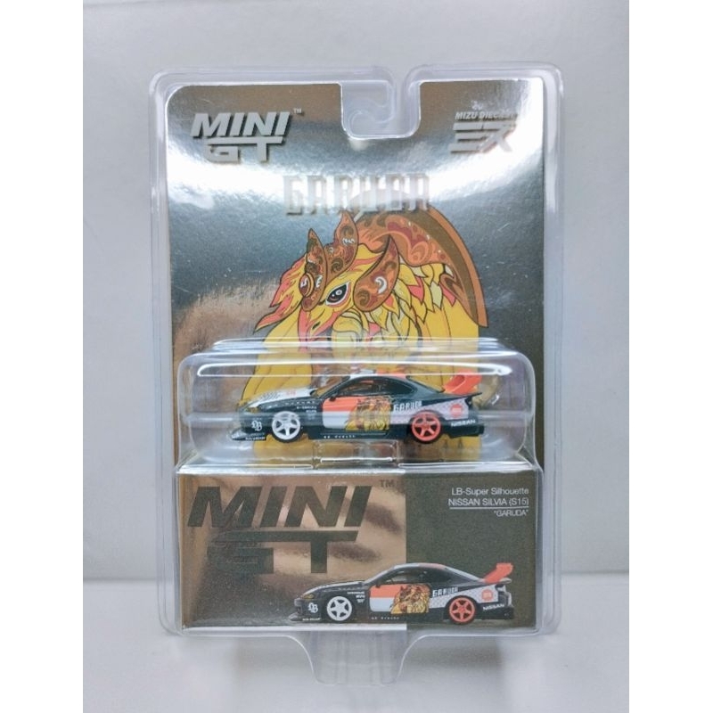 Mini GT LB-Super Silhouette Nissan SILVIA (S15) "GARUDA" MINI GT x MIZU ...