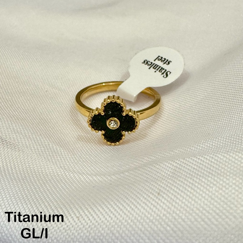 HITAM C11098 Black Clover Titanium Ring | Shopee Malaysia