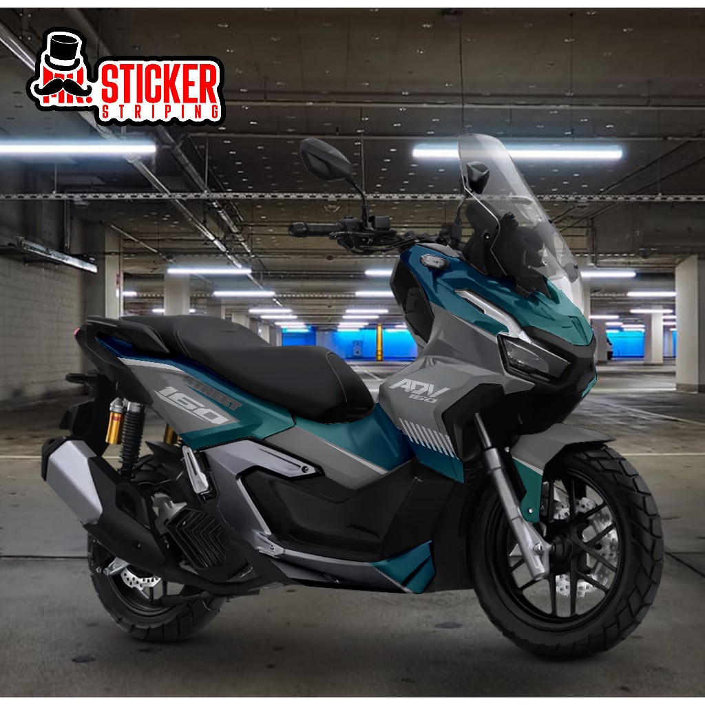 Decal Honda ADV 160 ADV 150 full body custom sticker free design motif ...