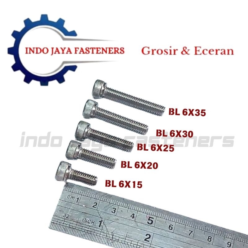 L bolt M6 x 15 mm Stainless Steel | Shopee Malaysia