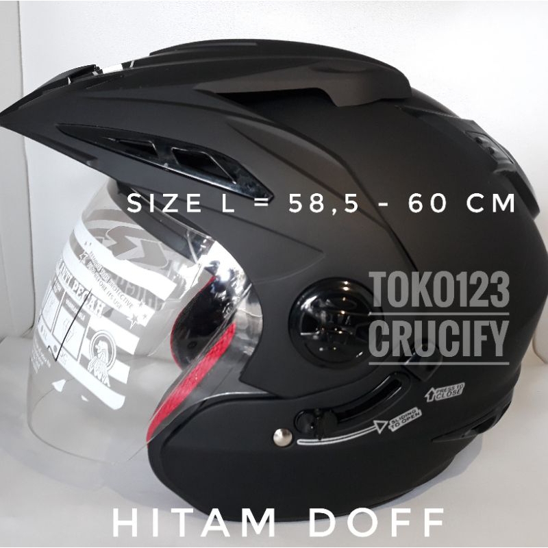 Rn double visor SNI Helmet | Shopee Malaysia