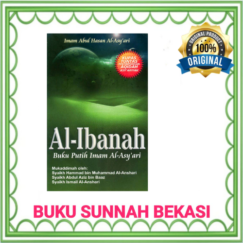 TIBYAN | THE BOOK OF AL IBANAH | IMAM AL ASY'ARI'S WHITE BOOK | Shopee ...