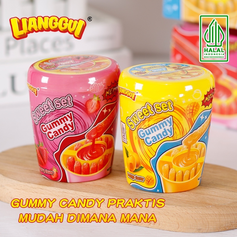 [HALAL] Sticky Sweet Lianggui Candy Set Gummy With Strawberry And Mango ...