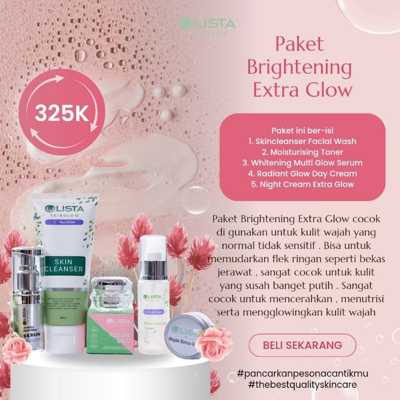 Extra Glow Brightening Package/ Extra Strong Colista Skin Care (FLOCK ...