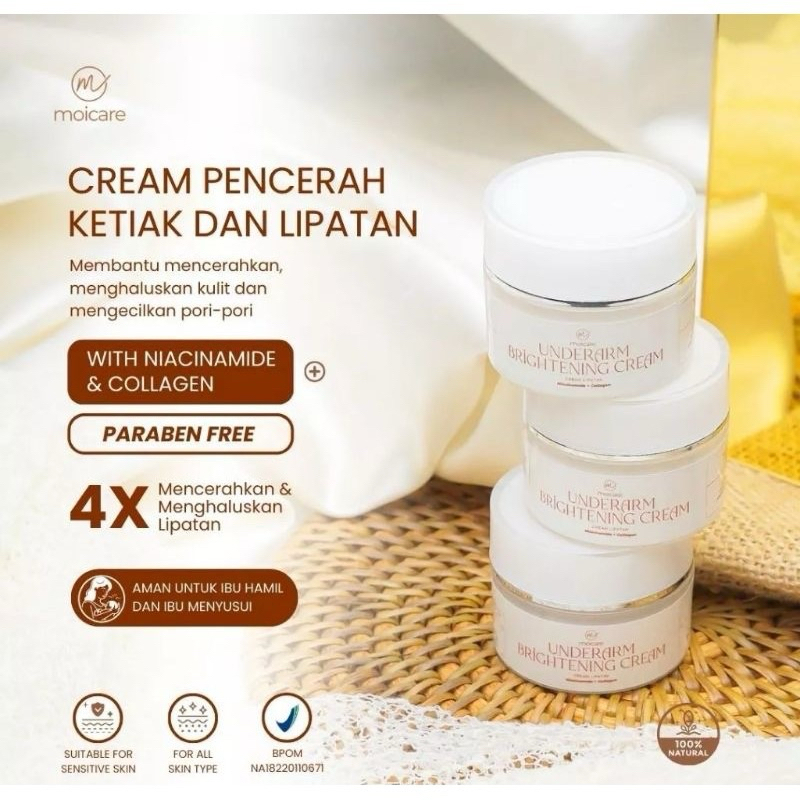 Moicare Underarm Cream | Underarm and Groin Whitener|Black Crease Cream ...