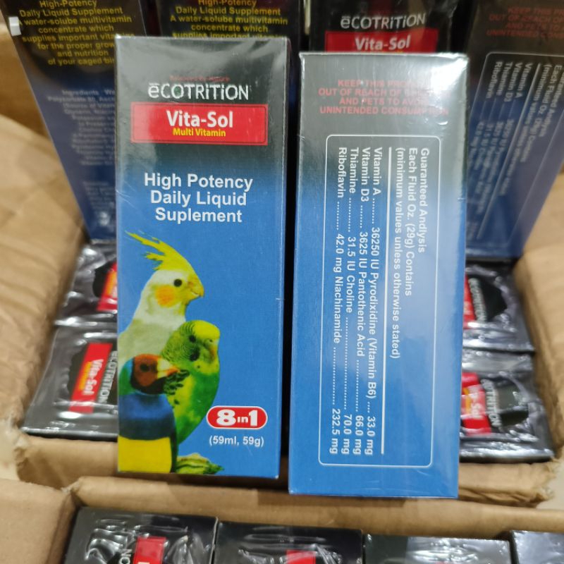 Vita sol multivitamin Bird multivitamin Vitasol Vitamins For All Types ...