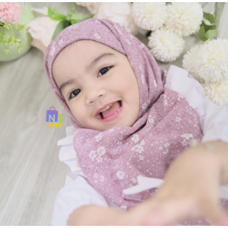 Yoona Triangle Inner Motif for Children / Malay Style Inner Hijab for ...
