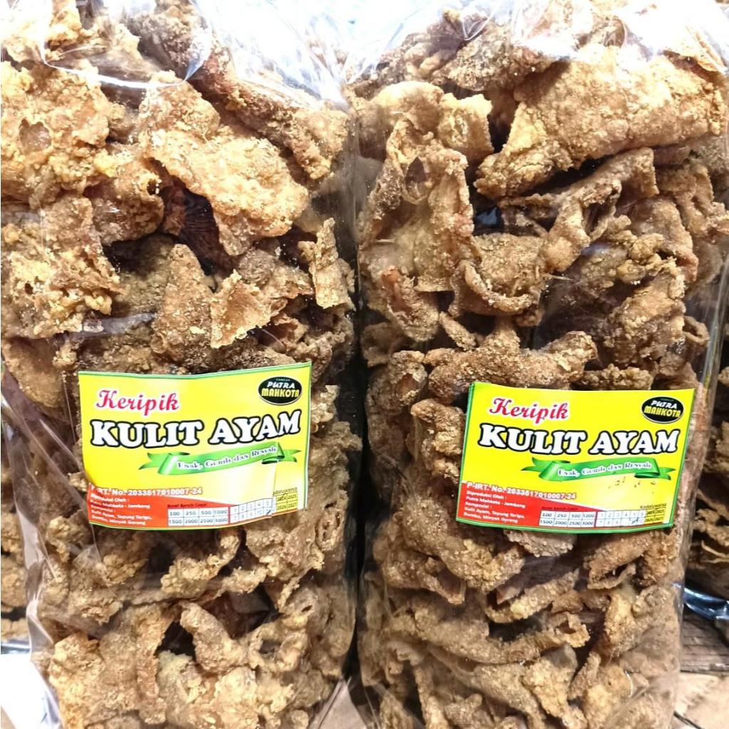 Original Savory Chicken Skin Chips 500gr Savory Chicken Skin Orange ...