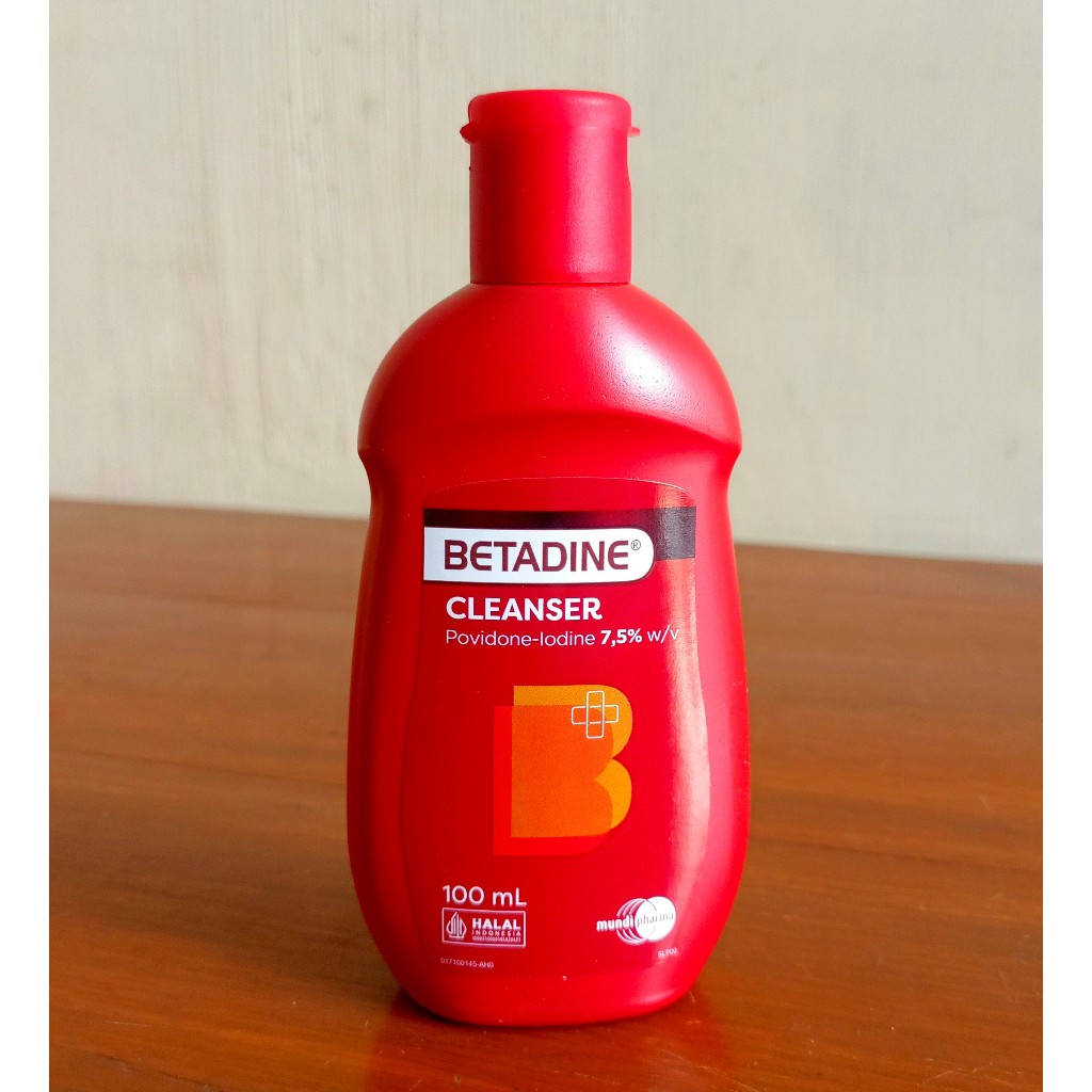 Betadine Antiseptic Skin Cleanser Liquid Soap 100 ml - Antiseptic ...