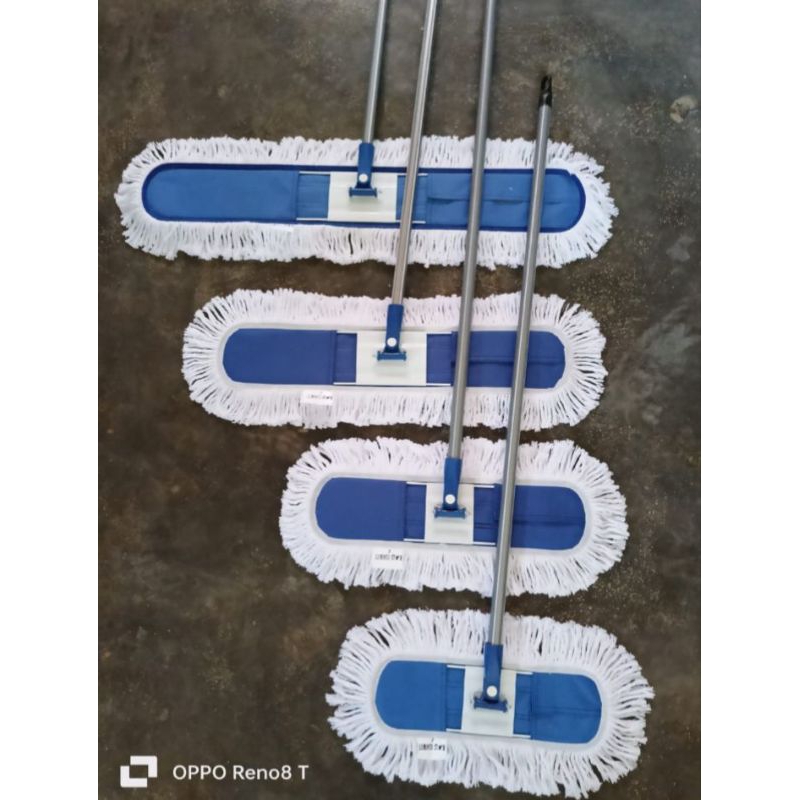PUTIH KATUN Lobby duster full set white cotton thread 45/60/80 cm ...