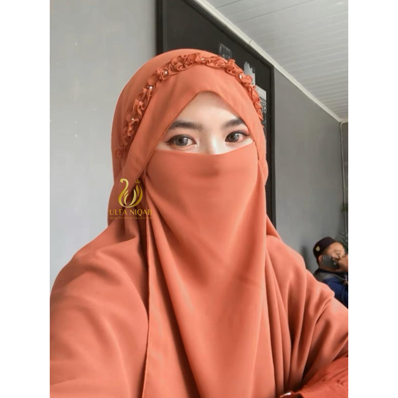 (set Niqab) hijab Square set Niqab veli byulfaniqab | Shopee Malaysia