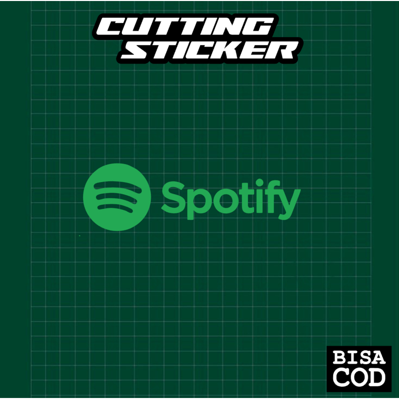 Spotify logo Cutting Sticker | Shopee Malaysia