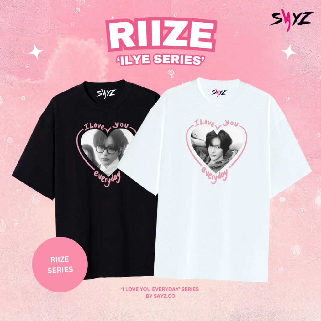 Ready] Kaos Riize I Love You Everyday Series - Sohee Wonbin Anton Sunchan Shotaro Eunseok ...