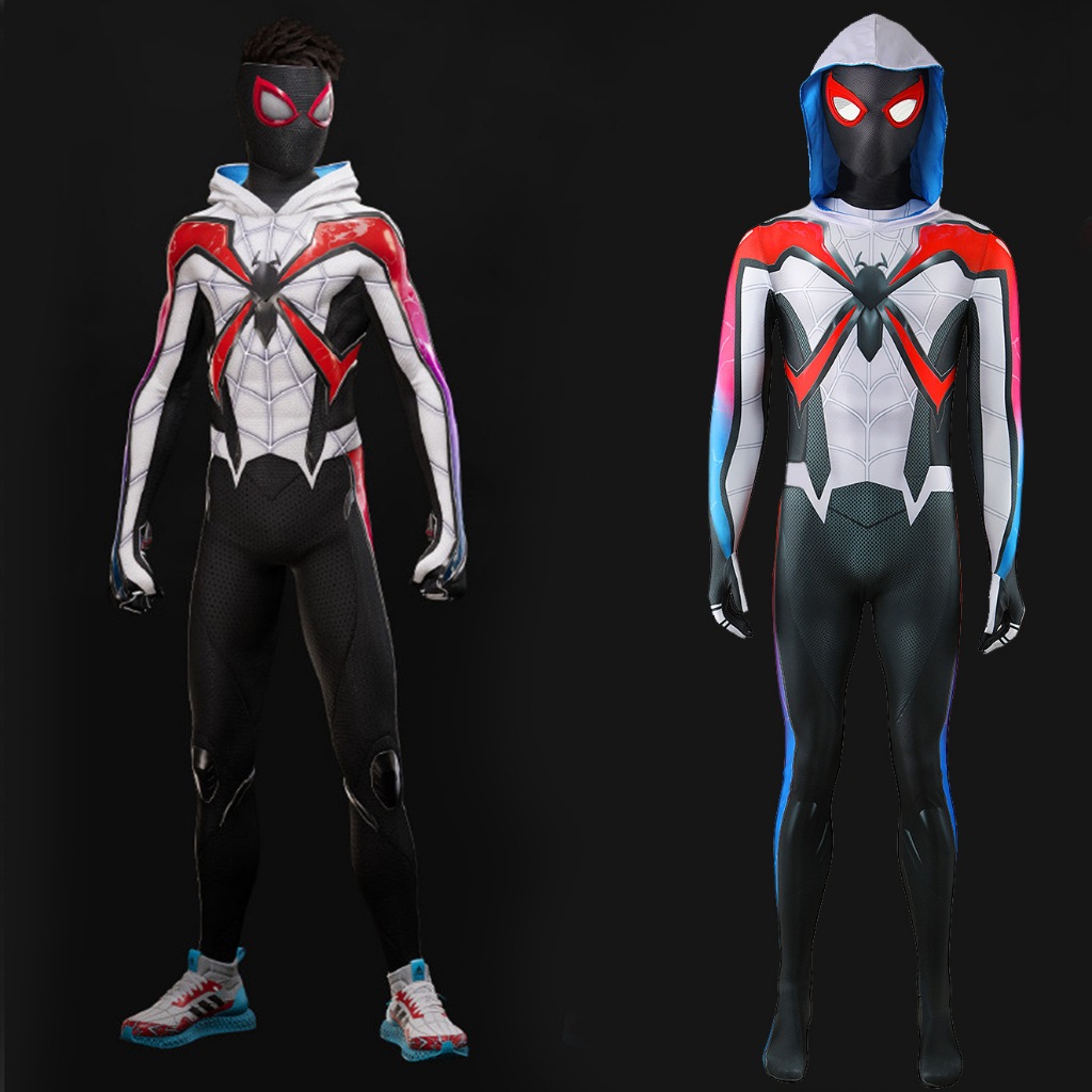 PS5 Spider 2 Venom Cosplay Costume Superhero Boys Bodysuit Spiderman ...