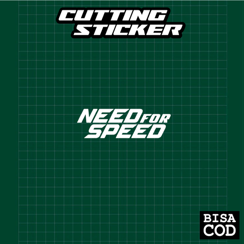 Cutting Sticker NFS need for speed most wanted edition cool Sticker ...