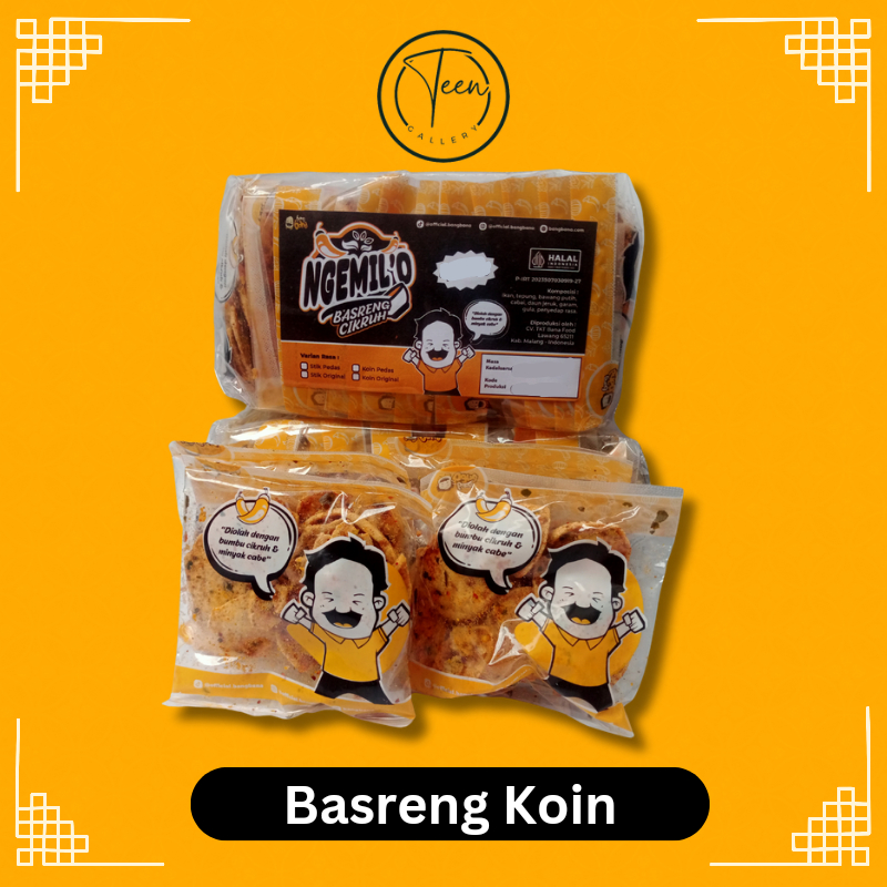 Basreng Flat Spicy Coin Original Orange Leaves Seuahlata Lata | Shopee ...