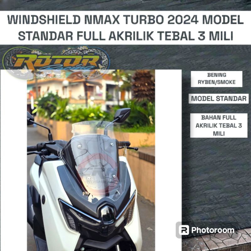 Nmax TURBO VISOR | Nmax NEW | Windshield NMAX TURBO 2024 Standard MODEL ...
