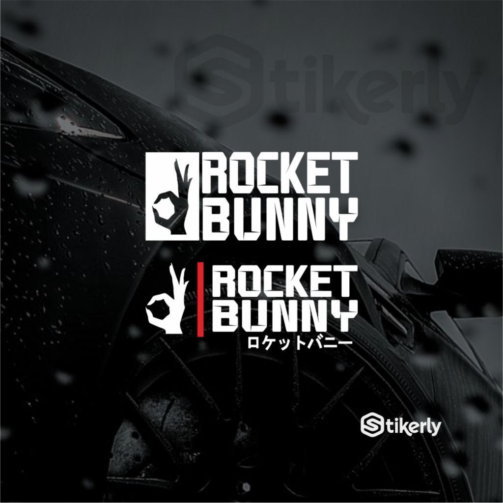 Rocket Bunny Sticker Small Size Lighted Cutting StickCut | Shopee Malaysia