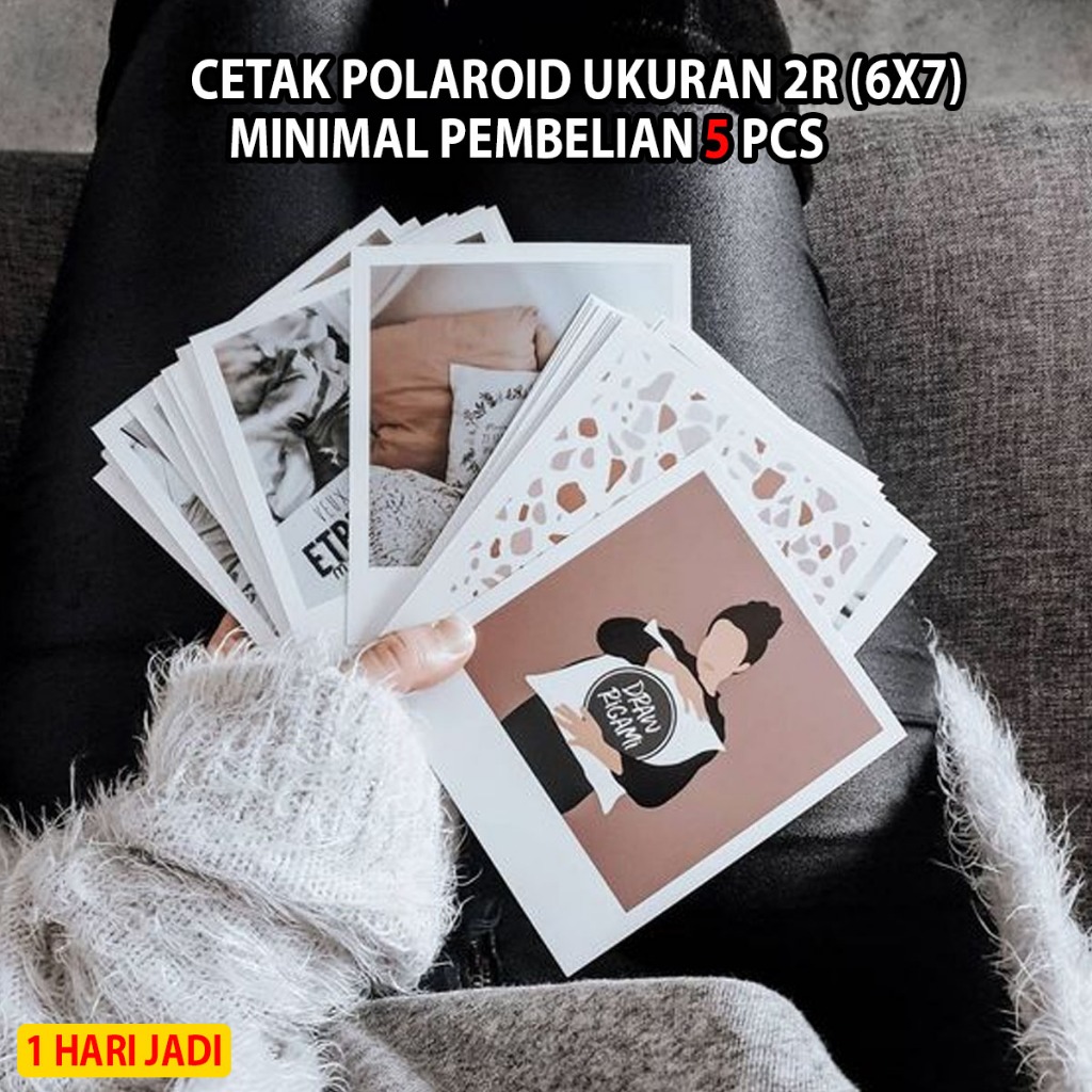 Custom Polaroid Photo Printing (1 ANNIVERSARY) size 2R Package contains ...