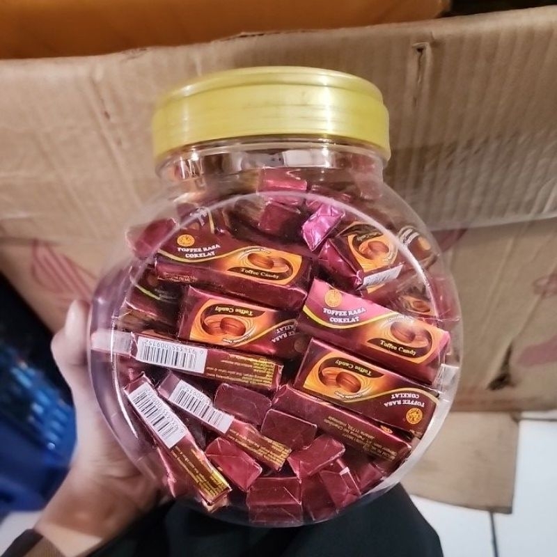 Chocolate Flavored toffee Candy 100pcs | Shopee Malaysia