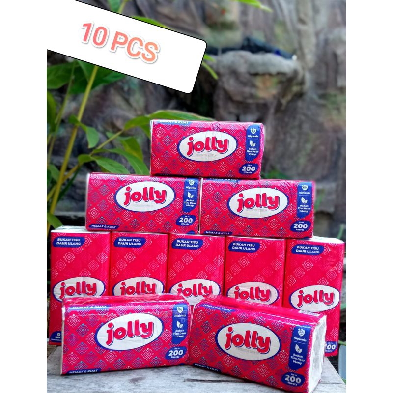 [10 Pack] JOLLY Tissue 200s | Jolly Tissue 200 | Shopee Malaysia