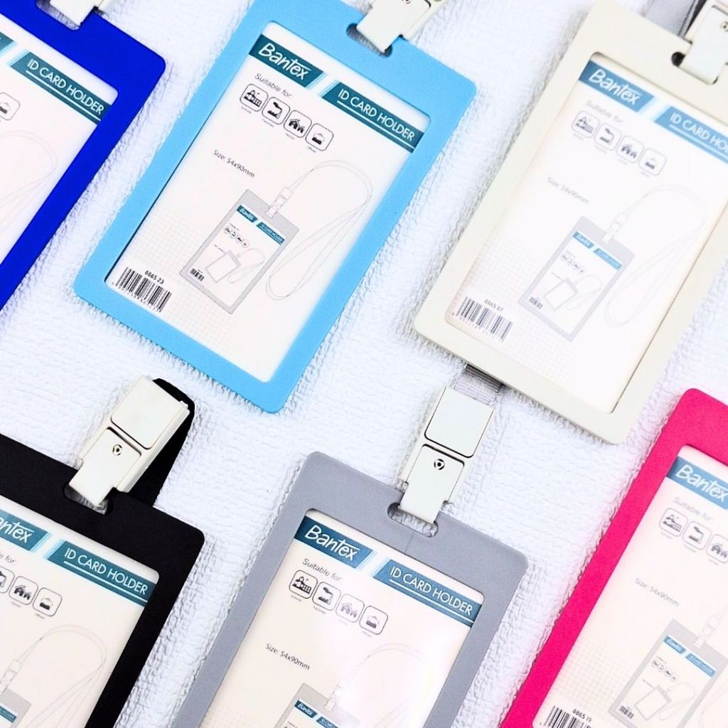 Bantex ID Card Holder Series With Clip Portrait ROPE + MIKA 8866 ...