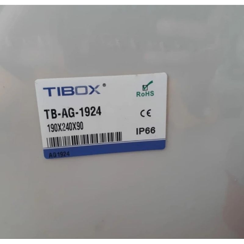 Box Panel PVC Junction BoxTibox TB-AG-1924 Size 190x240x90 IP66 ...