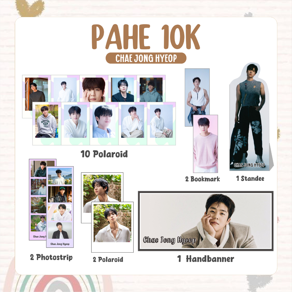 Pahe 10k Photocard Chae Jong Hyeop | Shopee Malaysia