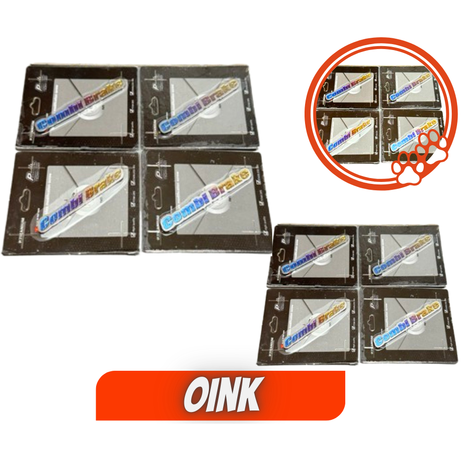 Original Vietnam Combi Brake Titanium Logo Emblem 1pcs | Shopee Malaysia