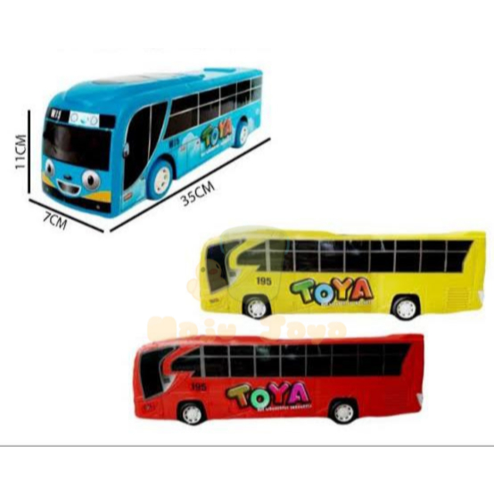 Mj-toya 195 super Large Bus Toy/toya 195 Long And Large Toy Tayo Bus ...