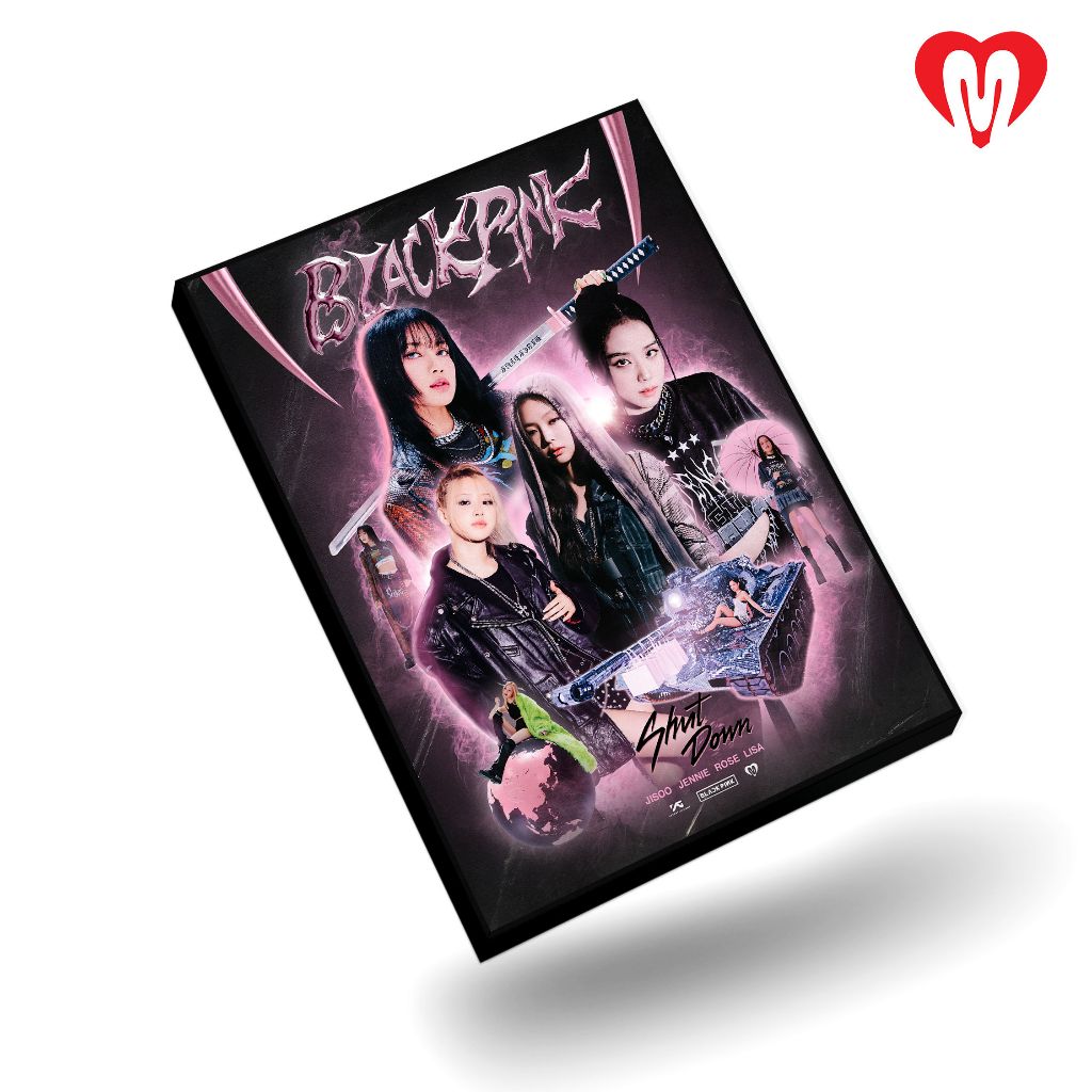 Manta Poster BLACKPINK - SHUTDOWN Frameblock Special Edition | Shopee ...