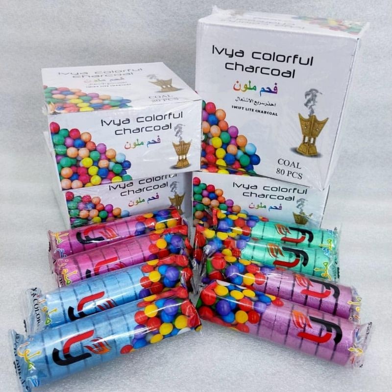 Rainbow Color Magic Charcoal Turns on Charco | Shopee Malaysia