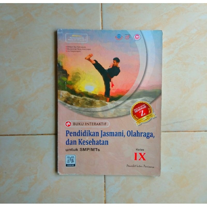 Interactive HOMEWORK BOOK PJOK CLASS 9 SMP/MTS GENERATION Z ORIGINAL ...