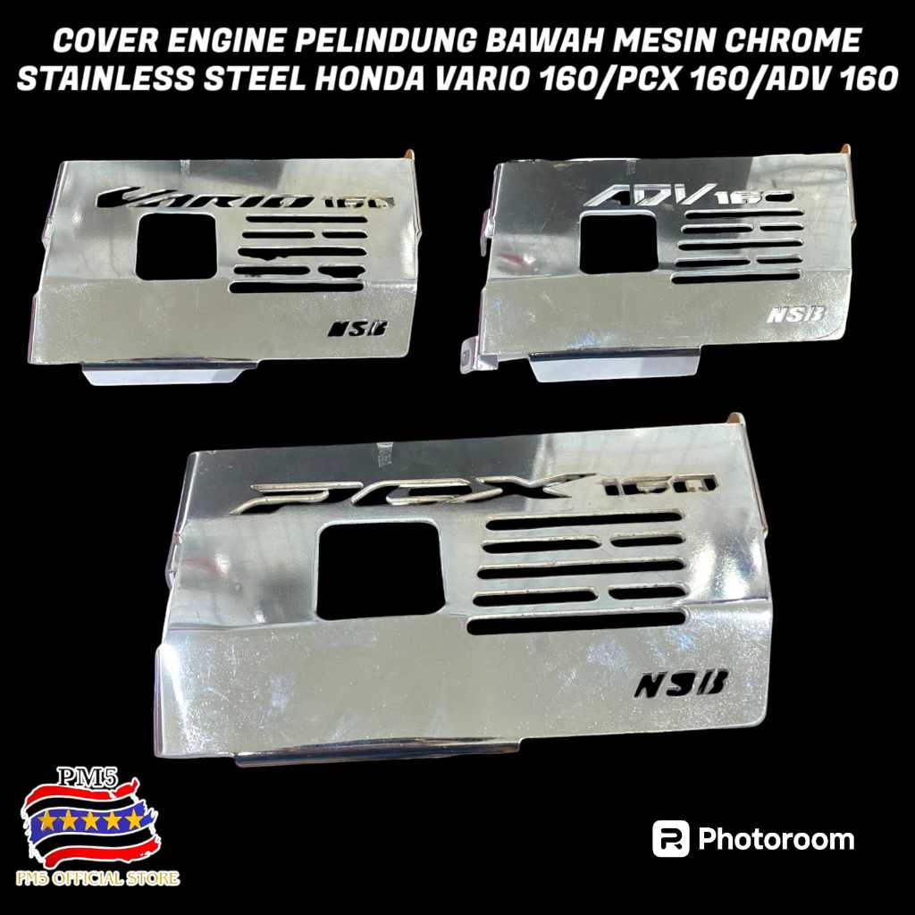 MESIN Engine COVER ENGINE Protector ENGINE COVER HONDA VARIO 160 PCX ...