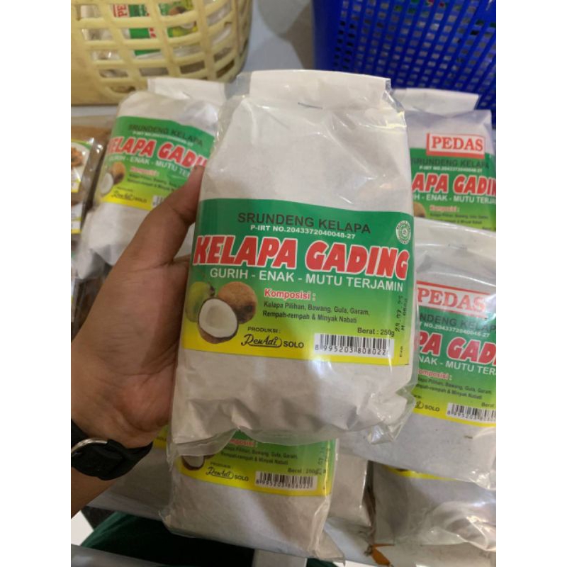 Srundeng COCONUT RENADI SWEET AND SPICY FLAVOR SOLO SPECIAL FOOD ...