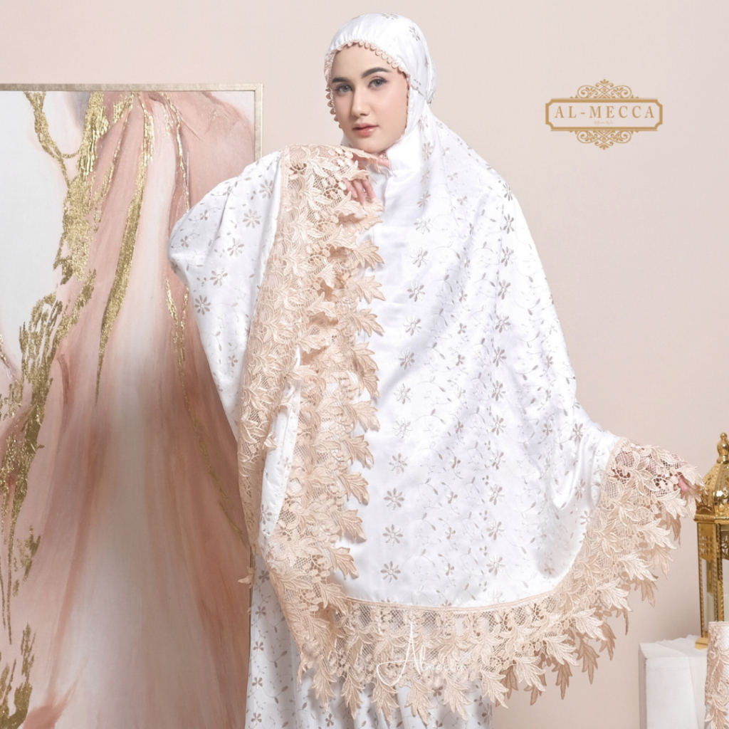 ALMECCA - Luxurious Al-Mecca Silk Millo Traveling Daily Adult Mukena ...