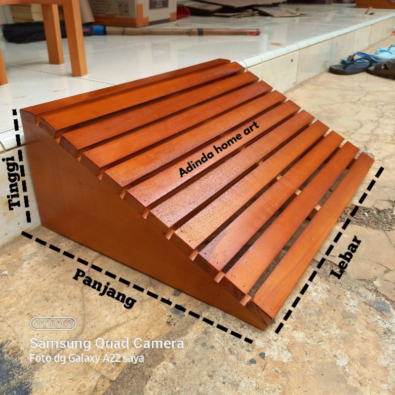 KAYU Motorcycle Rampboard || Polished Finished Mahogany Wood | Shopee ...