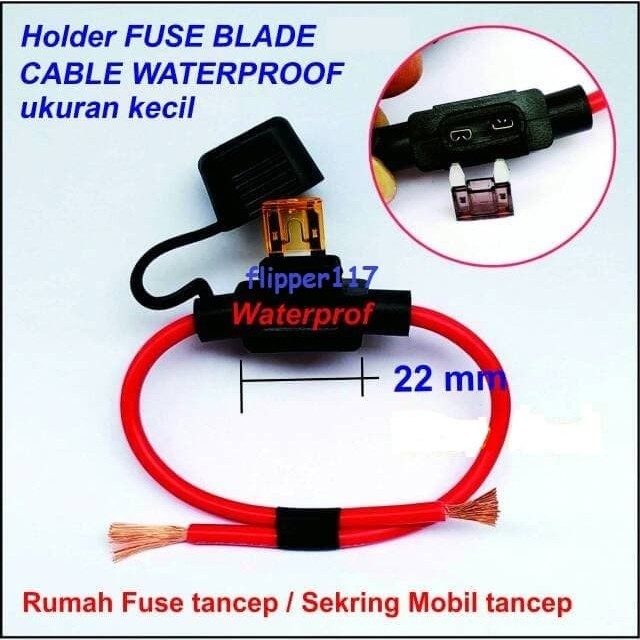 Mini plug-in Fuse Holder / WATERPROOF Small Plug-in Fuse Blade House ...