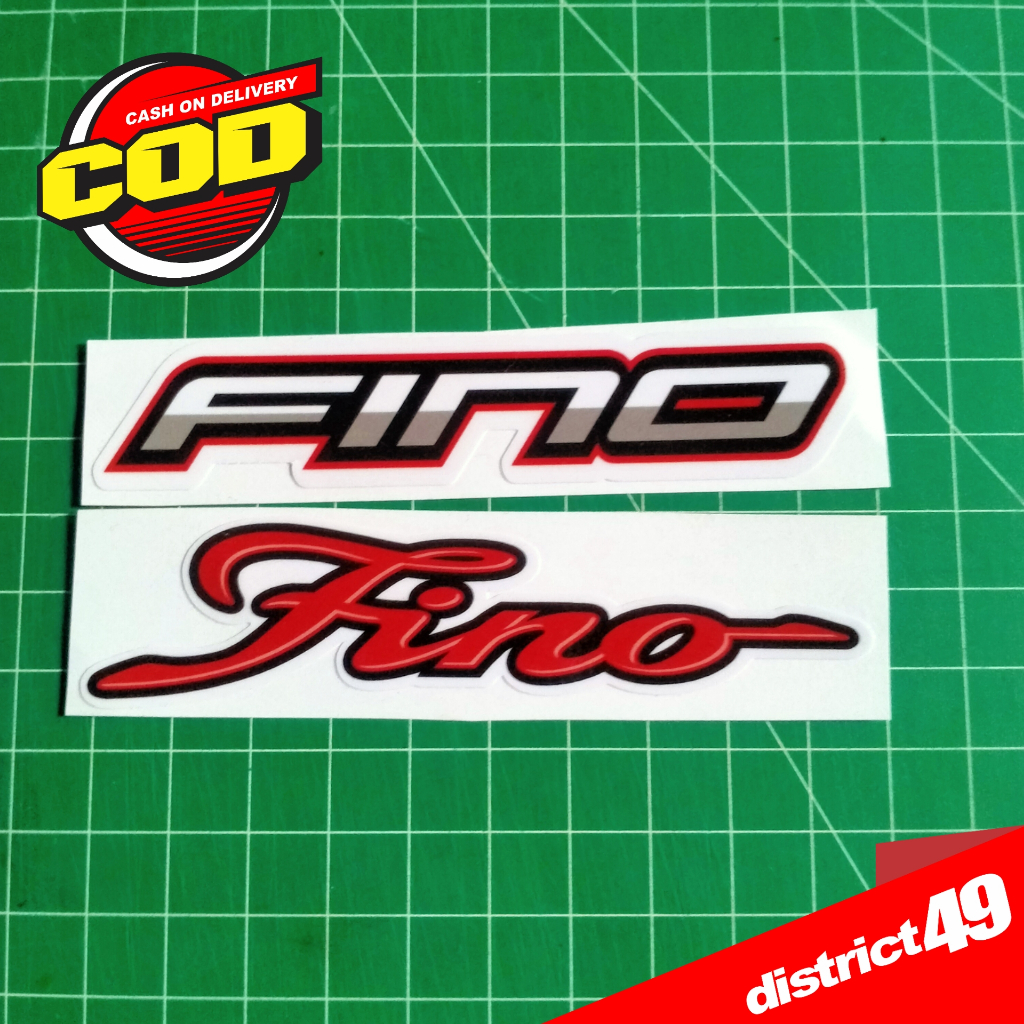 Fino Stickers - Waterproof Glossy Laminate Print Cut Stickers - Car ...