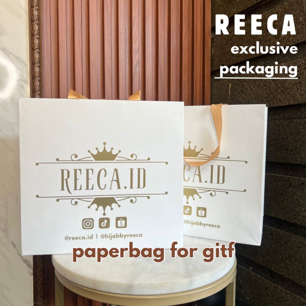 Reeca PAPER BAG EXCLUSIVE (28.5Cm X 27cm X 8cm) | Shopee Malaysia