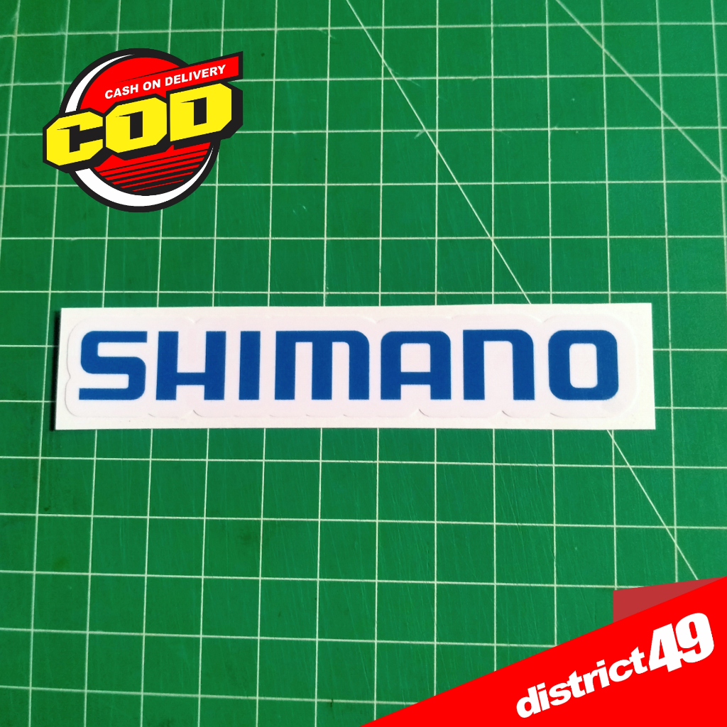 Shimano Stickers - Waterproof Glossy Lamination Print Cut Stickers ...