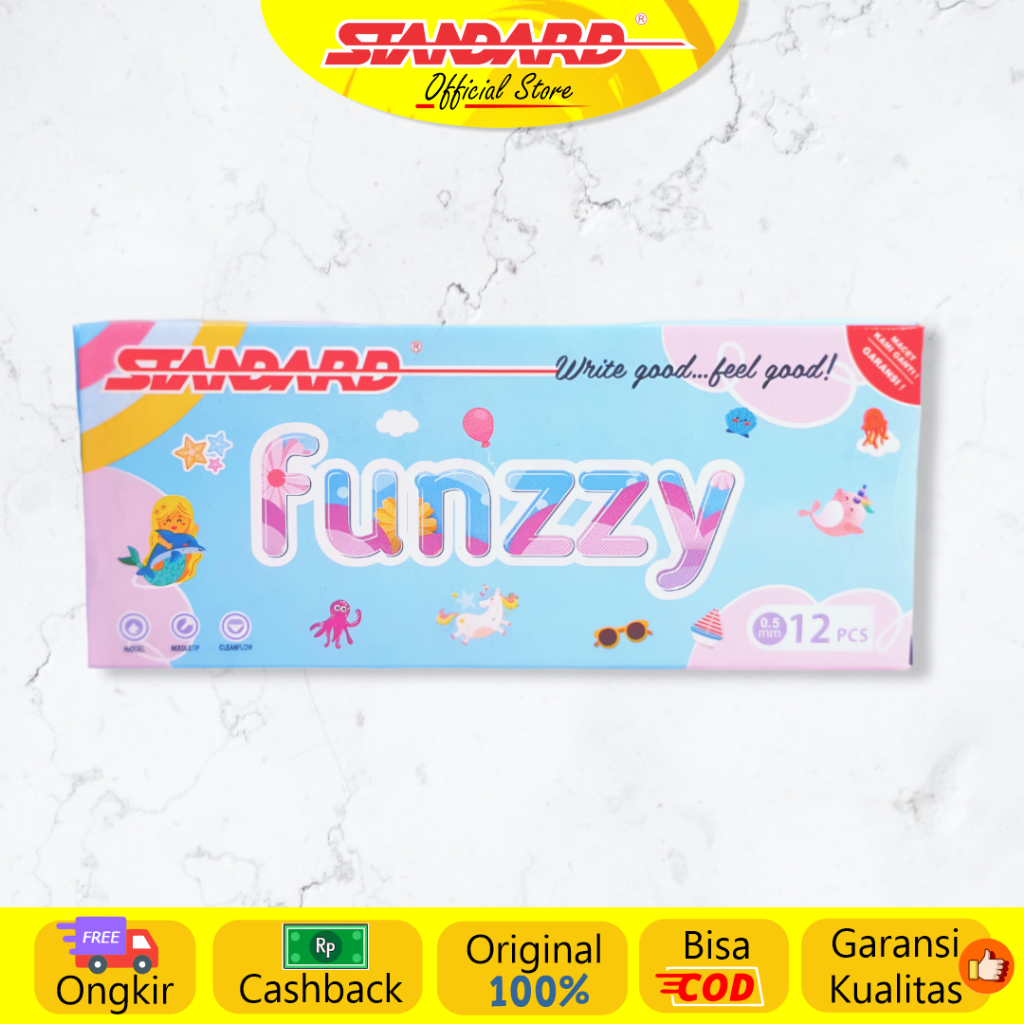 Standard - Funzzy 0.5 Pen (Stationery / Pen / Ballpoint / Pen) | Shopee ...