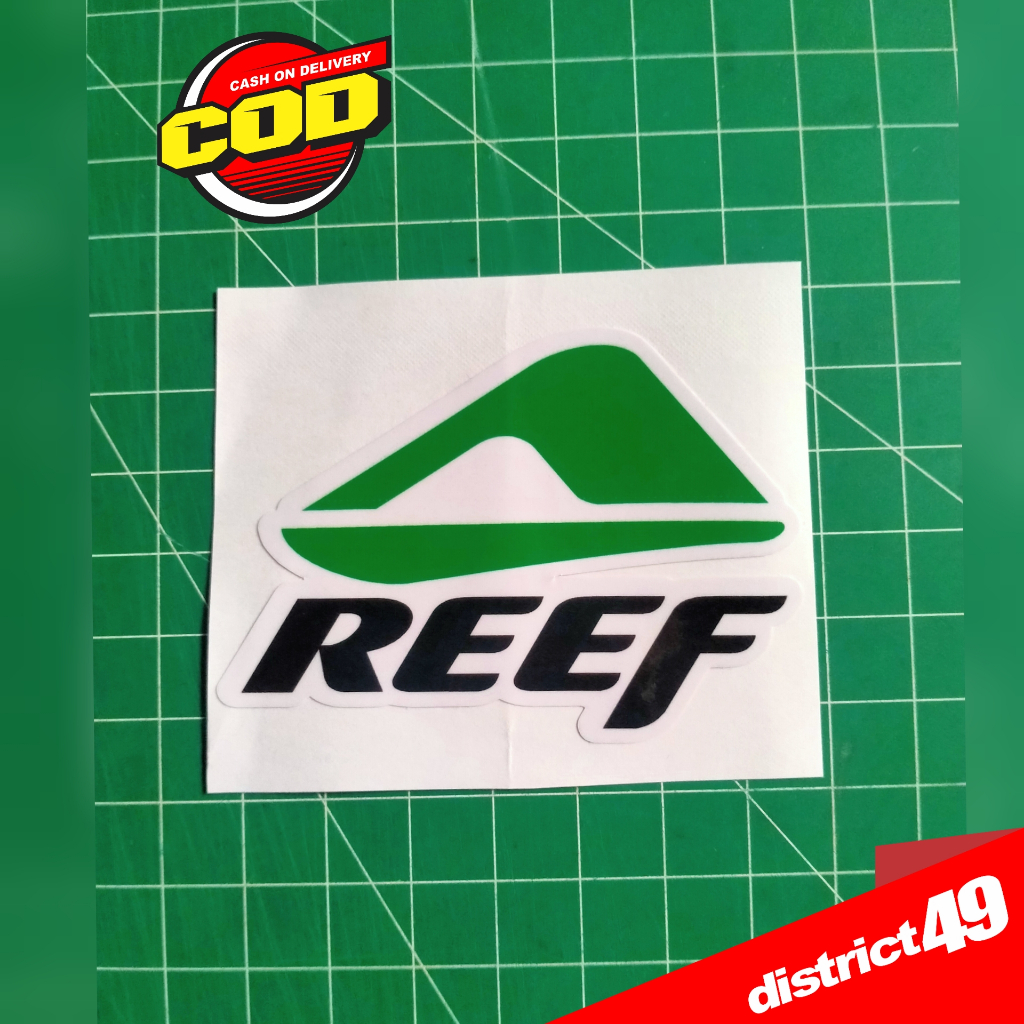 Reef Stickers - Waterproof Glossy Lamination Print Cut Stickers - Car ...