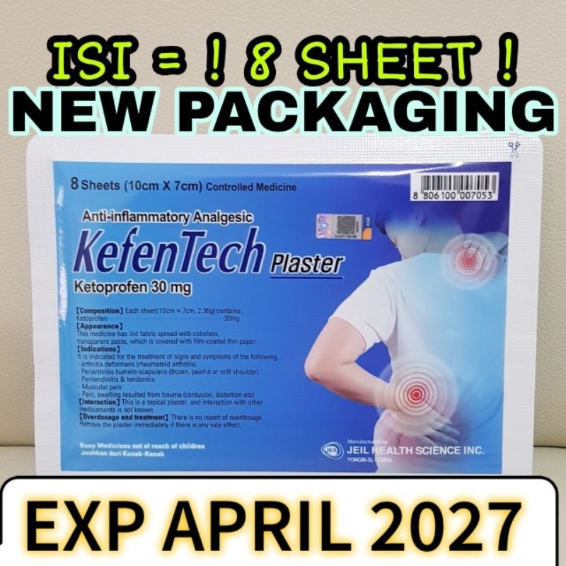 Koyo KeFenTech Plaster Contains 8 Sheets | Shopee Malaysia