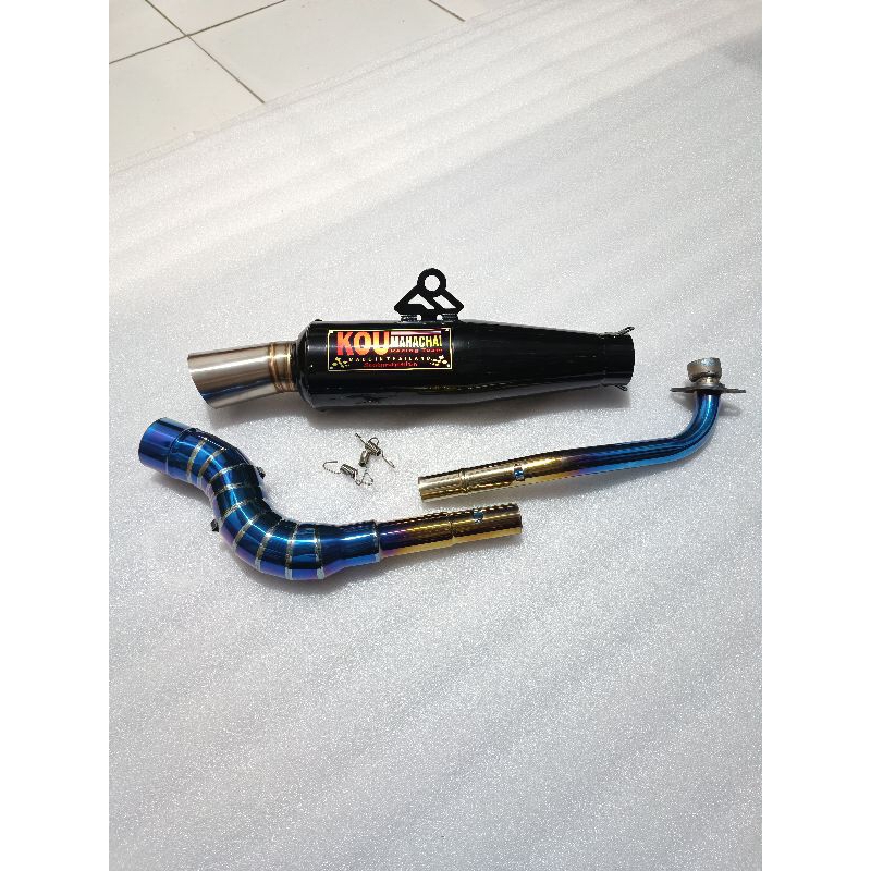 Kou Pipe canister conical open specs exhaust Pipe for Wave 125 Xrm 110/ ...
