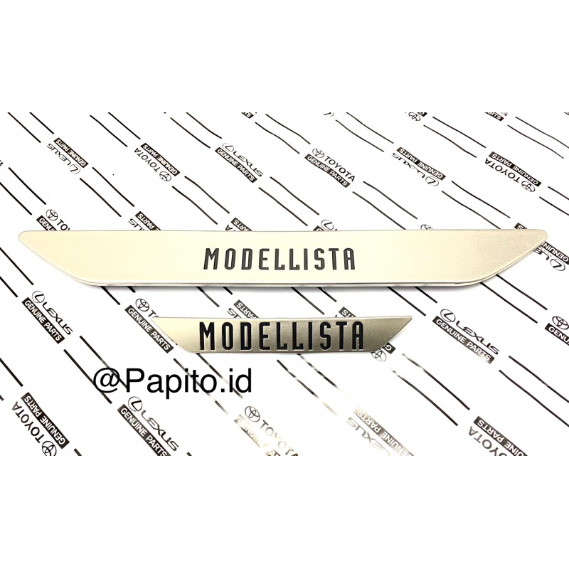 Panel Emblem Logo Body Kit Bodykit Modellista Toyota Innova Zenix 2023 ...