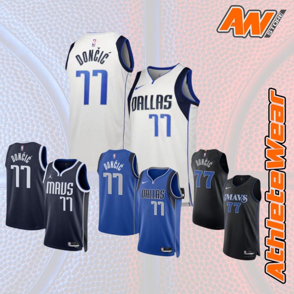 Dallas Maverics Luca Doncic NBA Basketball Jersey | Shopee Malaysia